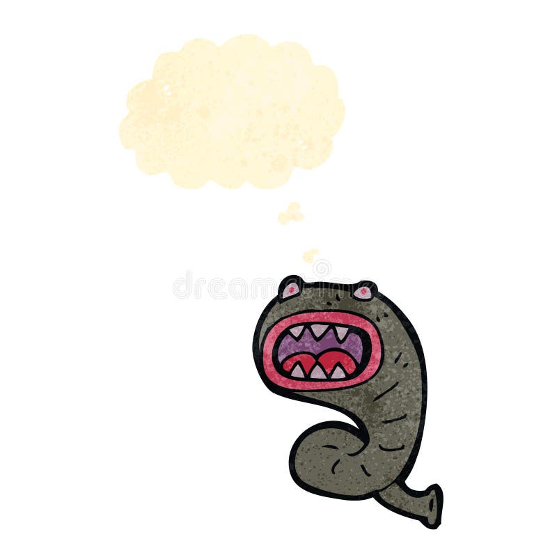 Cartoon leech stock vector. Illustration of monster, texture - 38086680