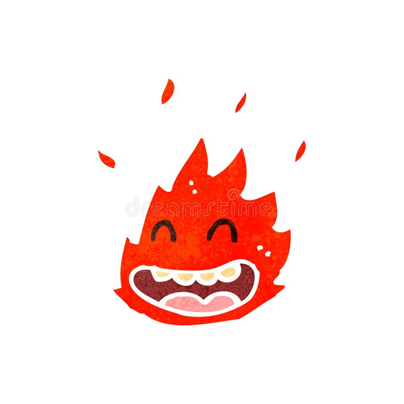 Little flame cartoon stock vector. Illustration of cartoon - 38028790