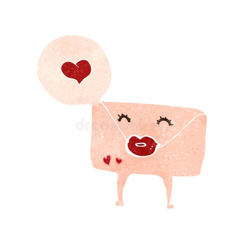 Love letter cartoon stock illustration. Illustration of funny - 32100805