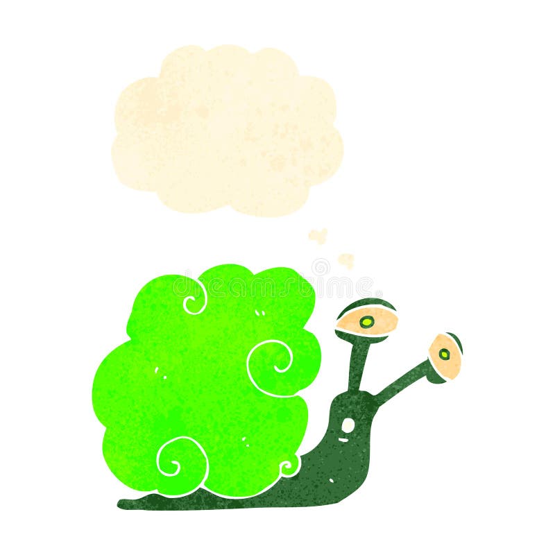 Retro cartoon magic snail stock vector. Illustration of drawn - 37586803
