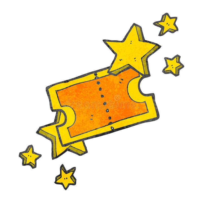 Retro Cartoon Golden Ticket Stock Illustrations – 79 Retro Cartoon ...