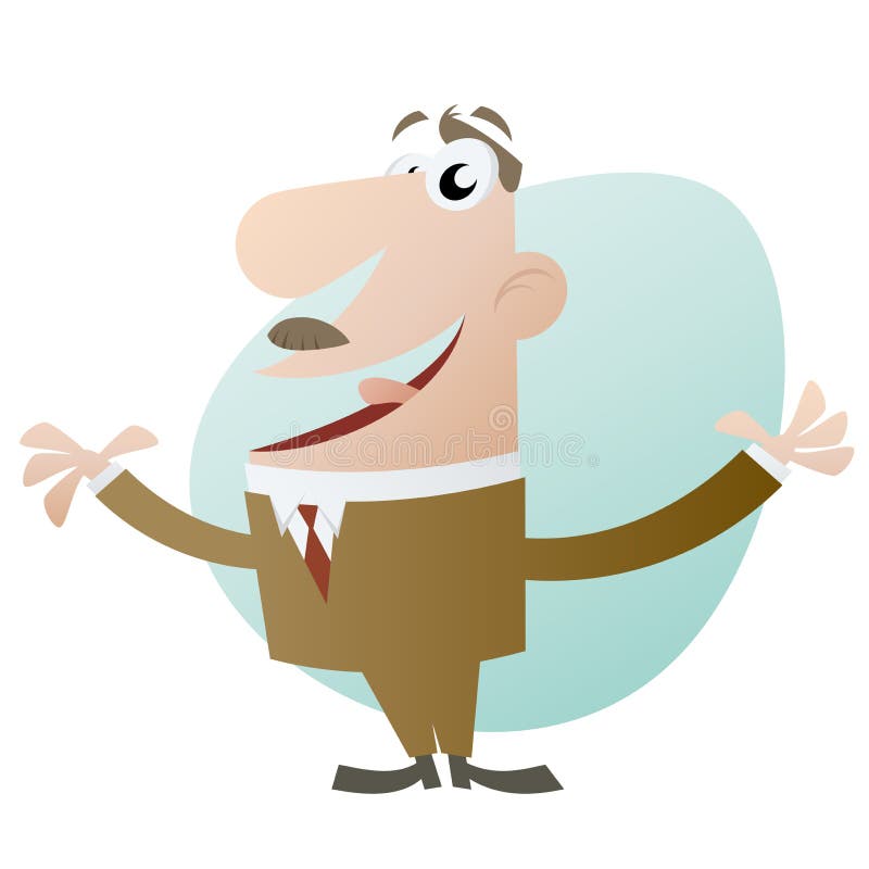 Foreman Cartoon Illustration Stock Vector - Illustration of happy ...