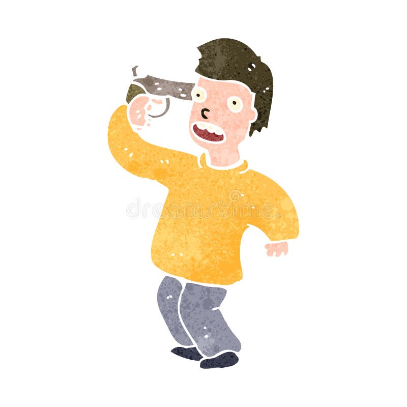 Retro Cartoon Man Gun To Head Stock Illustrations – 6 Retro Cartoon Man ...