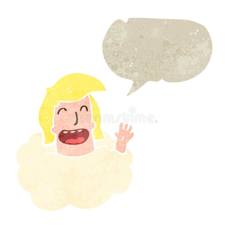 Cartoon Man Head Clouds Stock Illustrations – 265 Cartoon Man Head ...