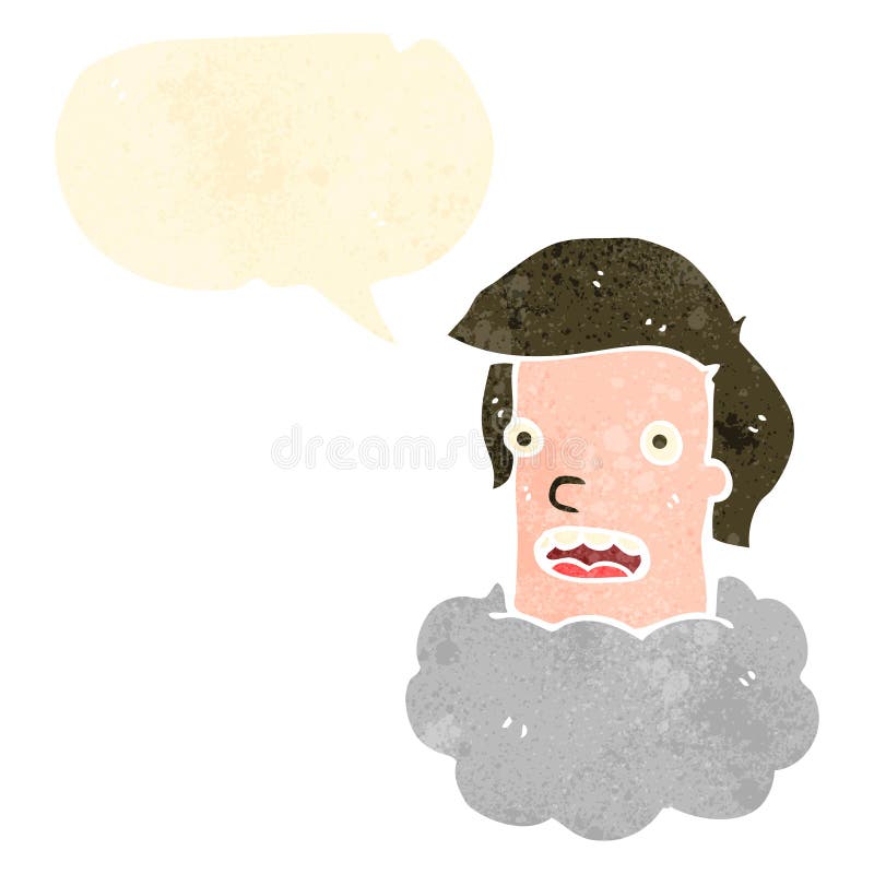 Cartoon Man Head Clouds Stock Illustrations – 265 Cartoon Man Head ...