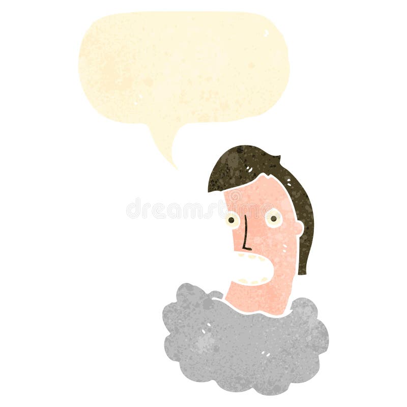 Cartoon Man Head Clouds Stock Illustrations – 265 Cartoon Man Head ...