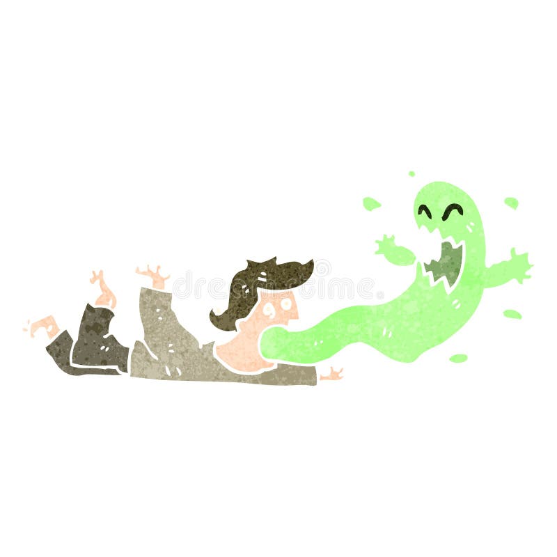 Cartoon Man Possessed by Demon Stock Vector - Illustration of halloween ...