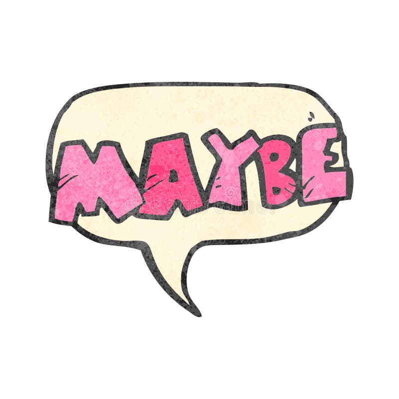 Cartoon Dog Yes, Now And Maybe Stock Vector - Illustration of cute ...