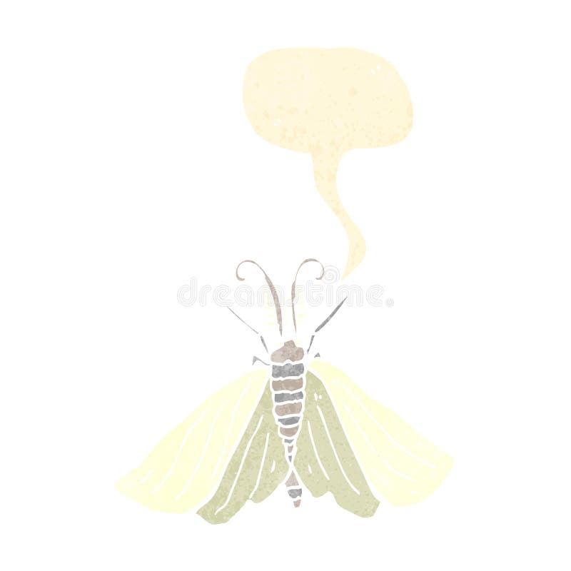 Cartoon moth stock vector. Illustration of cute, drawing - 38033883
