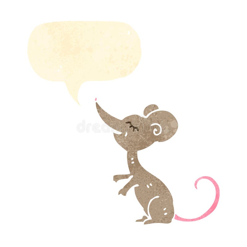 Retro cartoon mouse stock vector. Illustration of artwork - 37576308