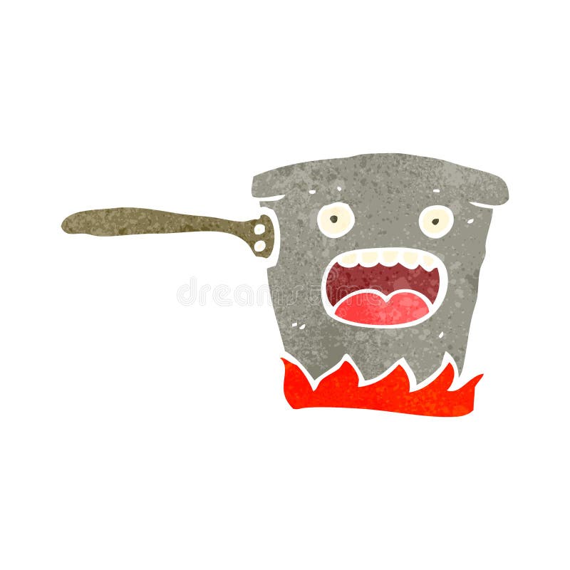 Retro Cartoon Pan Face Stock Illustrations – 65 Retro Cartoon Pan Face ...