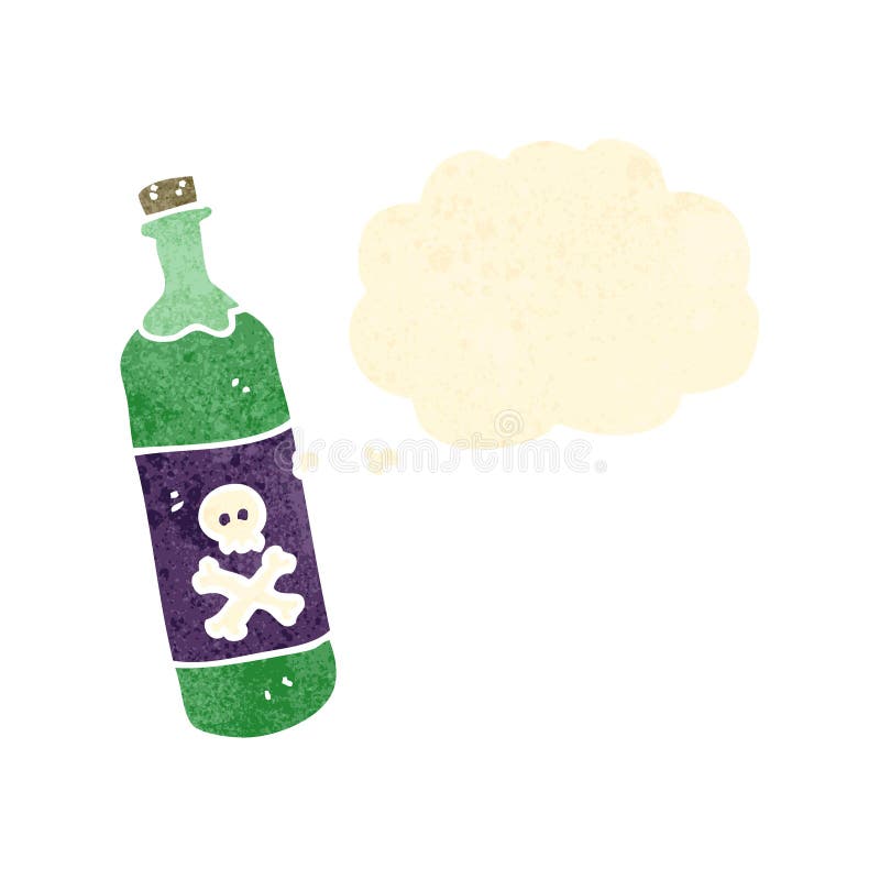 Retro Cartoon Poison Bottle Stock Illustrations – 806 Retro Cartoon ...