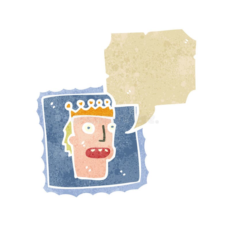 Retro cartoon postal stamp stock vector. Illustration of character ...