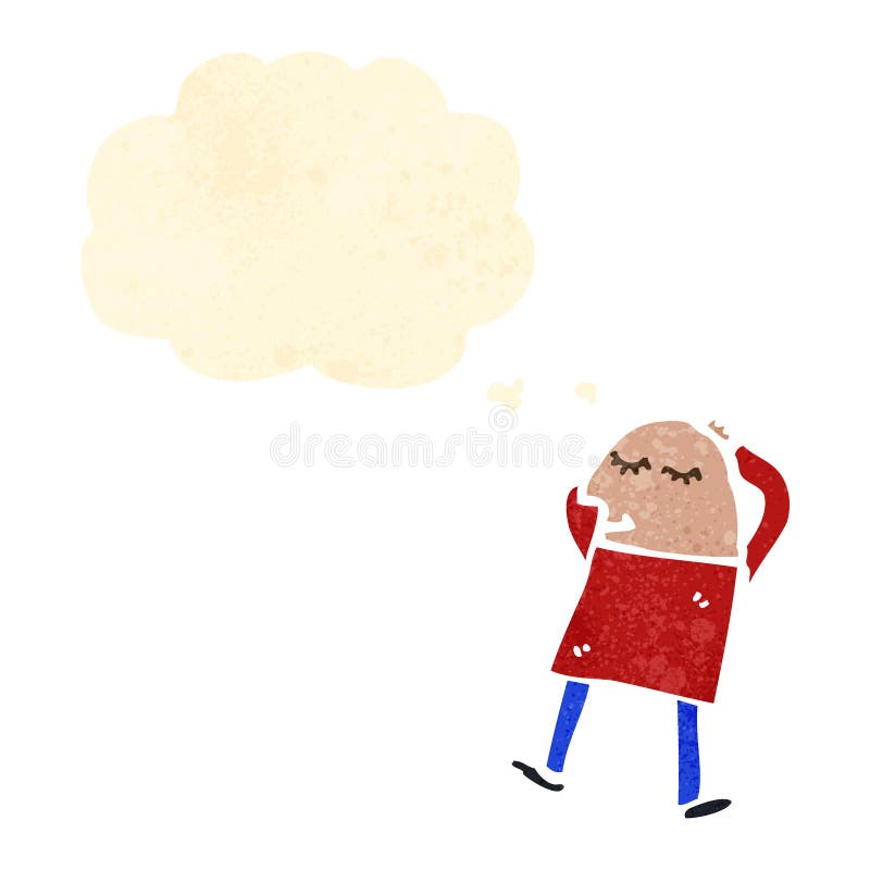 Retro cartoon relaxed man stock vector. Illustration of character ...