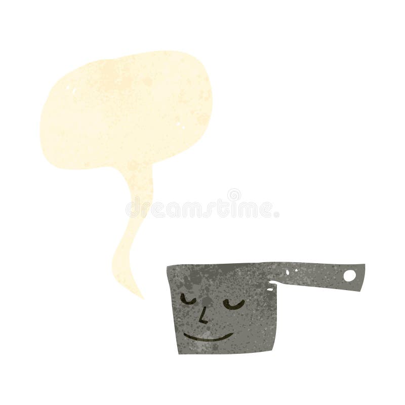 Retro cartoon saucepan stock vector. Illustration of retro - 37591418
