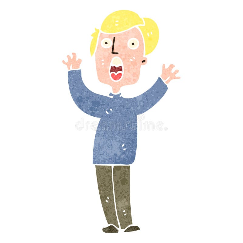 Retro Scared Stock Illustrations – 5,838 Retro Scared Stock ...