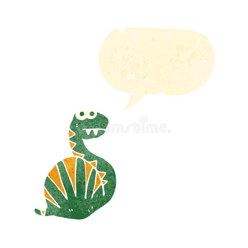 Retro cartoon spooky snake stock vector. Illustration of balloon - 37588525