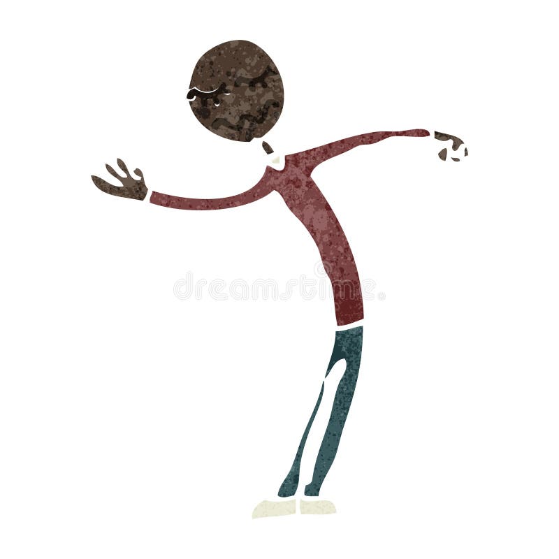 Retro Cartoon Bowing Stick Man Stock Illustrations – 4 Retro Cartoon ...