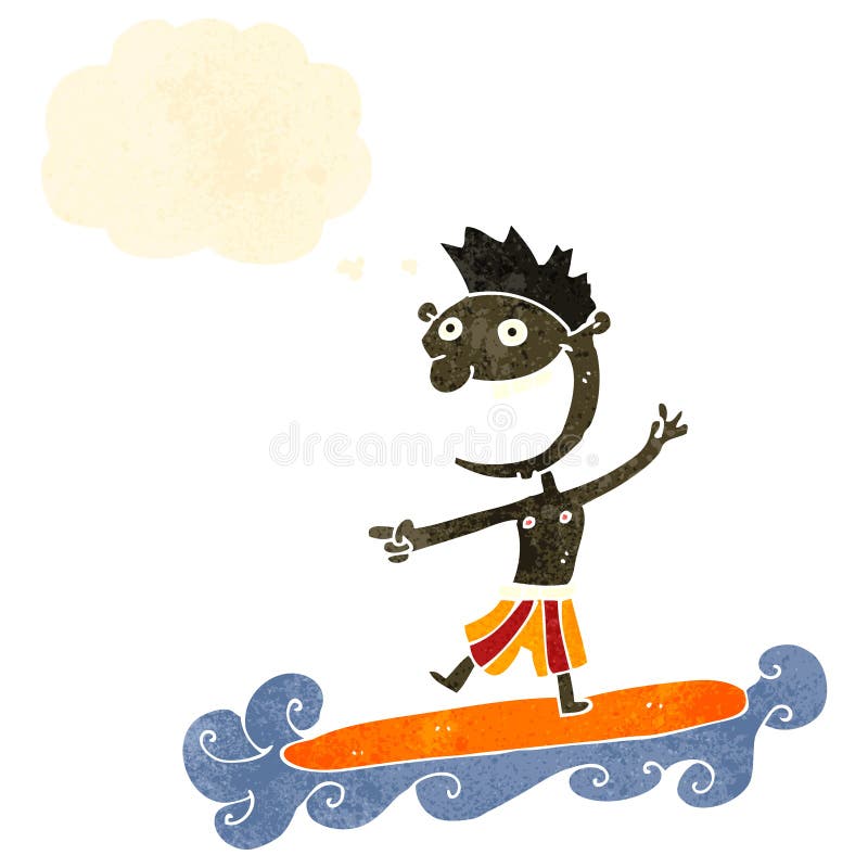 Surfer dude on white stock vector. Illustration of illustration - 2610626
