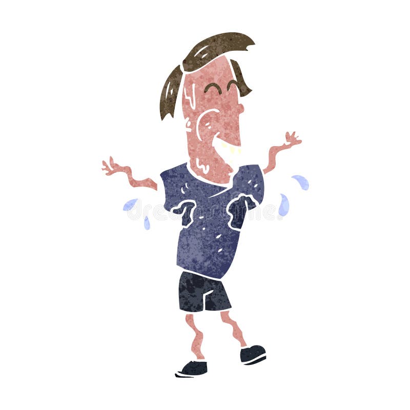 Sweating Cartoon Stock Illustrations – 4,006 Sweating Cartoon Stock ...