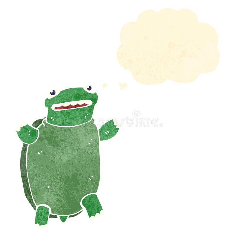 Retro cartoon turtle stock vector. Illustration of cute - 37591143
