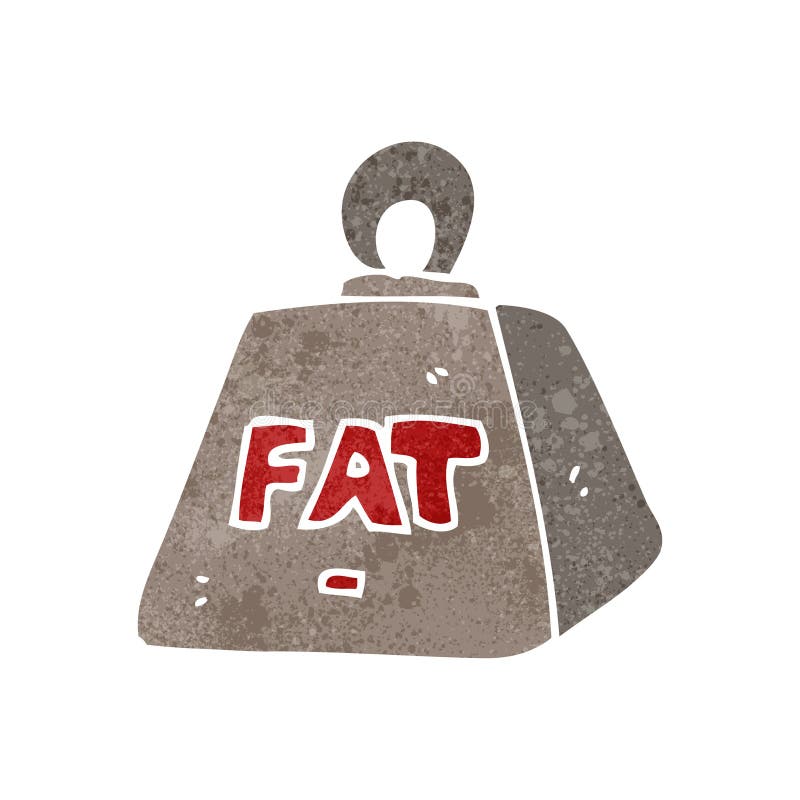 Retro Cartoon Weight Symbol Stock Vector - Illustration of traditional ...