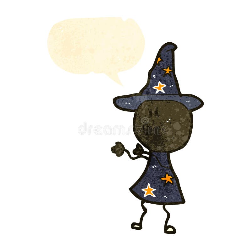 Retro cartoon wizard stock vector. Illustration of painted - 37592563