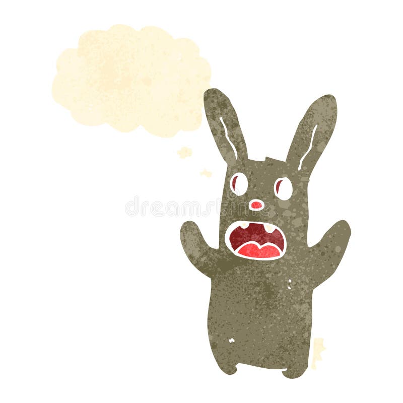 Zombie Bunny Cartoon Character. Rabbit Going To Work or School Stock ...