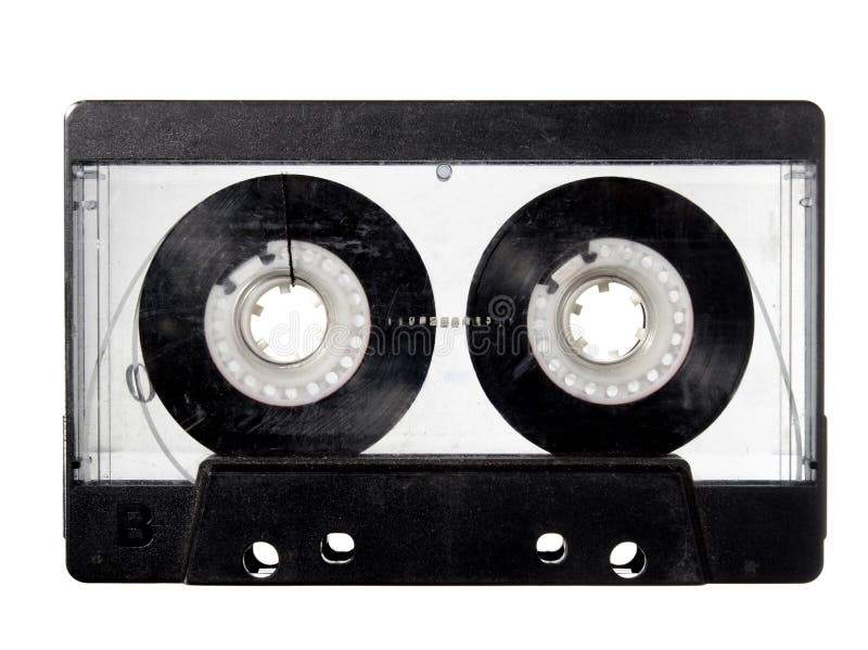 Retro cassetta audio immagine stock. Immagine di plastica - 9897247