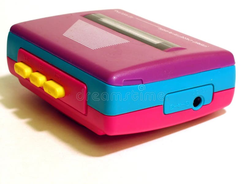 Retro Cassette Player stock photo. Image of mechanism, colorful - 56102