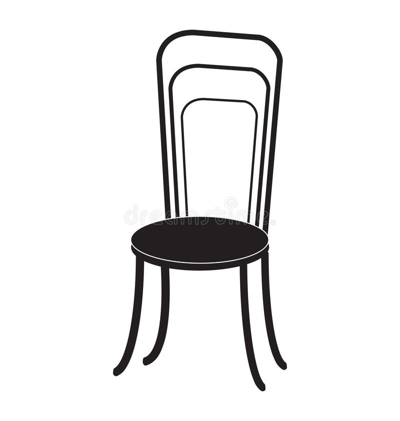 Retro chair stock vector. Illustration of vintage, victorian - 14980926