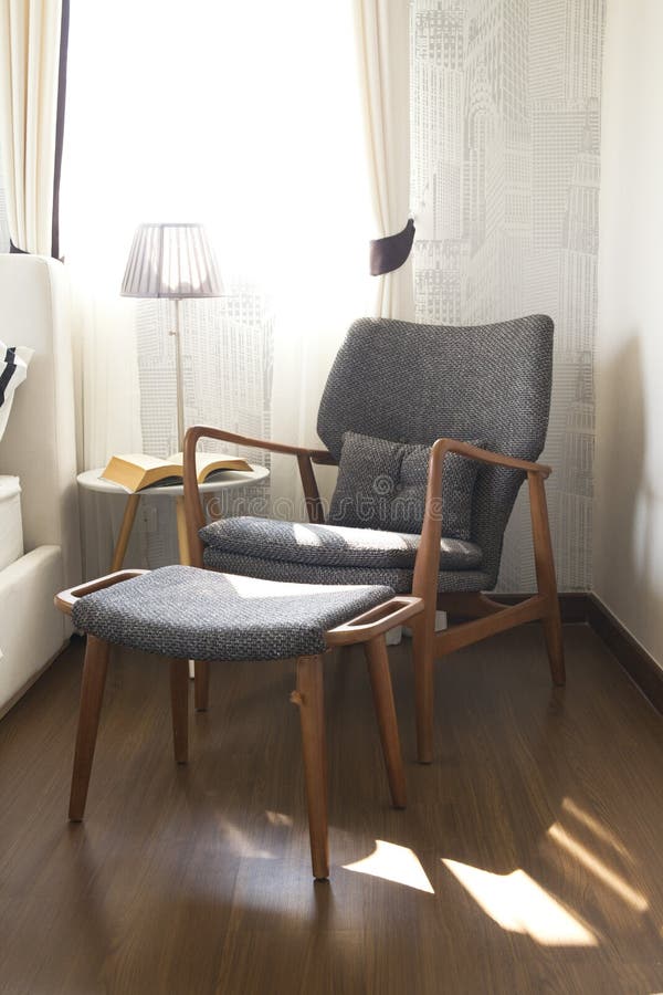 Retro chair for relax stock image. Image of comfort, comfortable - 53864241