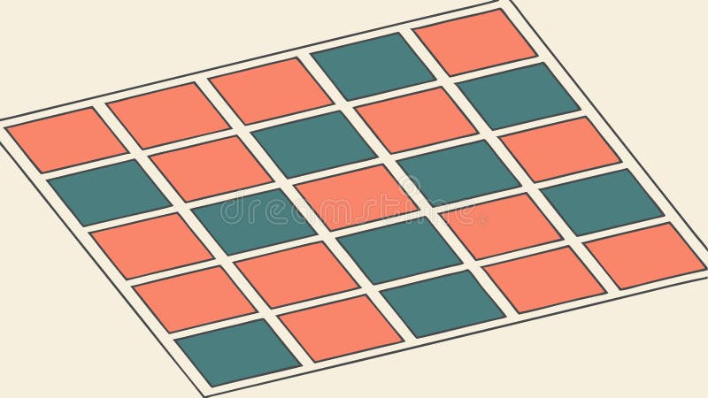 Retro Checkerboard Geometric Pattern Background, Vector Design ...