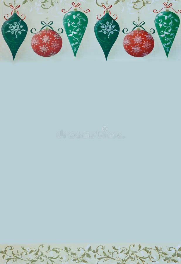 Retro Christmas Border stock illustration. Illustration of inside ...