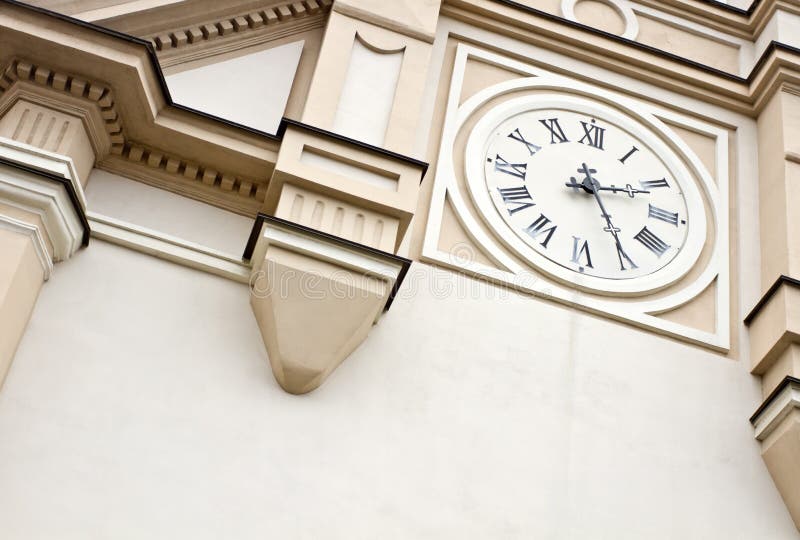 Retro church clock stock photo. Image of gothic, antique - 37409714