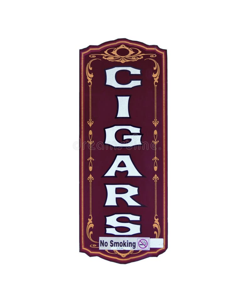 Retro cigars store sign stock photo. Image of smoking - 31469206