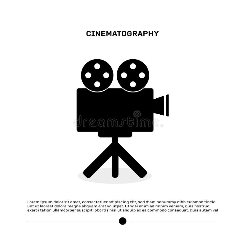 Retro Cinema Projector Vector Illustration Stock Vector - Illustration ...