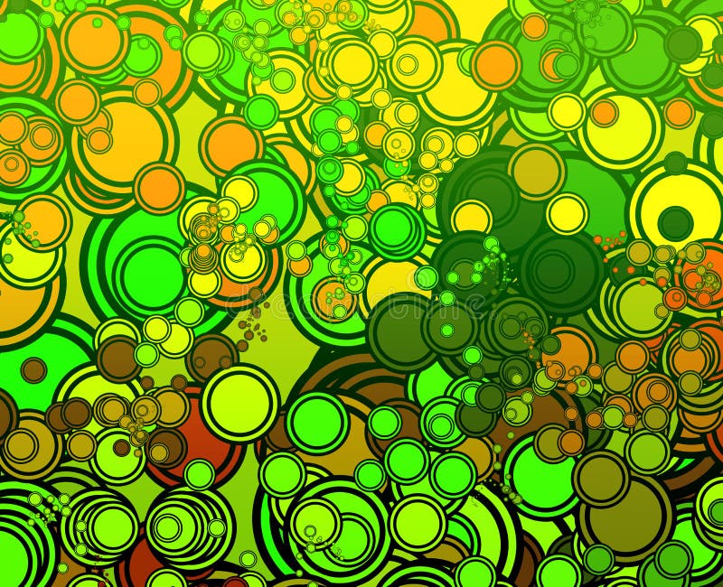 Retro circles stock illustration. Illustration of hues - 6750534