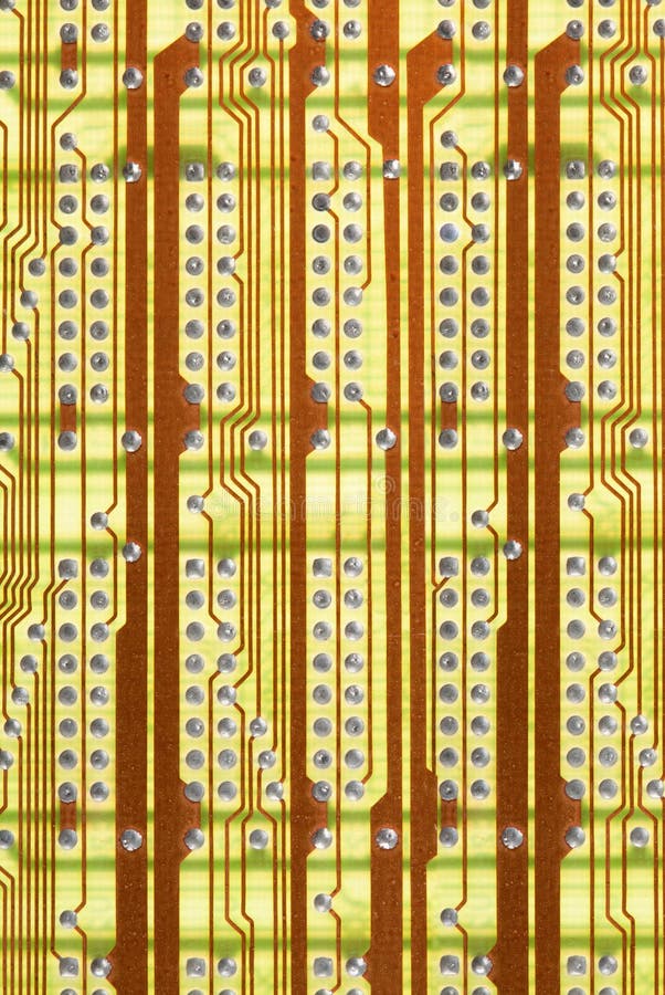 Retro Circuit Board Background Stock Illustration - Illustration of ...
