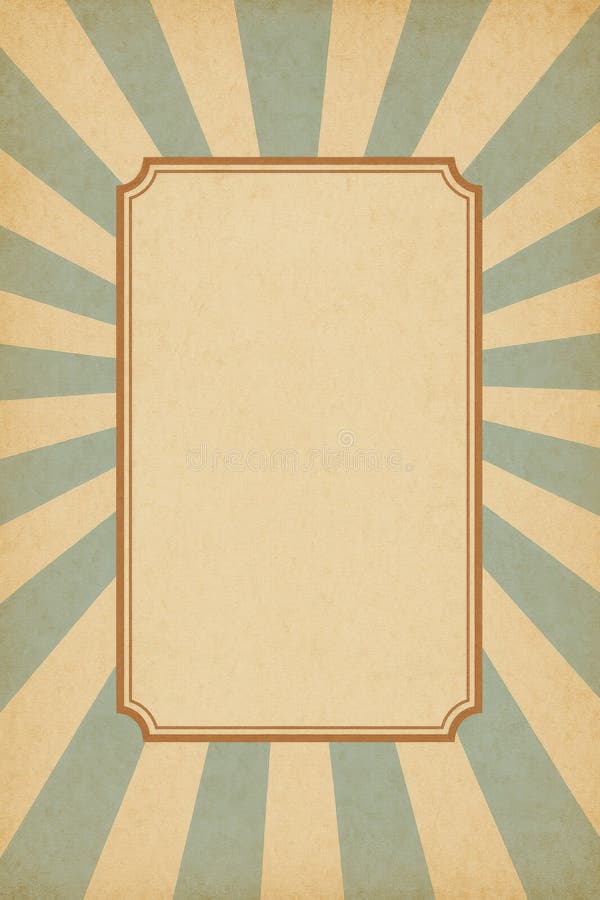 Retro Circus Pattern with Vintage Mockup and Copy Space, Suitable for Background Stock ...