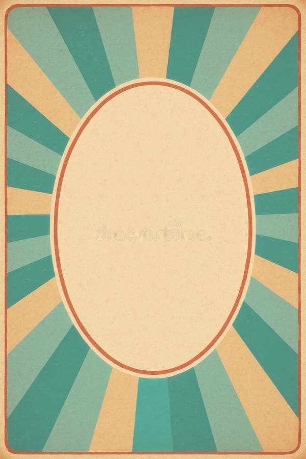 Retro Circus Pattern with Vintage Mockup and Copy Space, Suitable for Background Stock ...