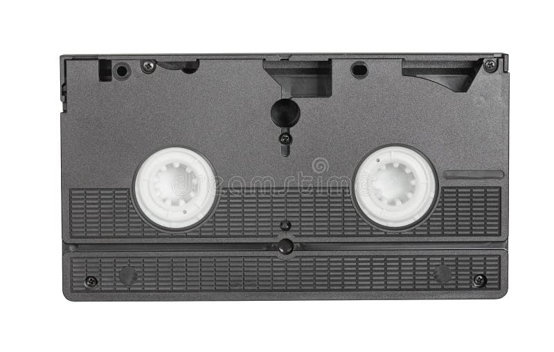 Retro Classic Vhs Video Tape Isolated on White Stock Photo - Image of ...