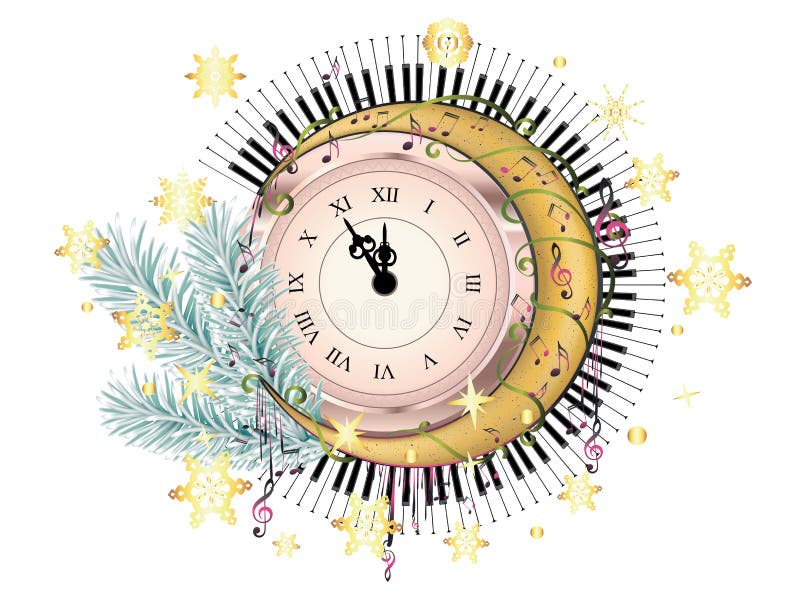 Music Notes Moon Stock Illustrations – 170 Music Notes Moon Stock ...