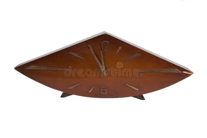 Retro Clock Showing 12 Hours Stock Image - Image of number, dial: 22363517