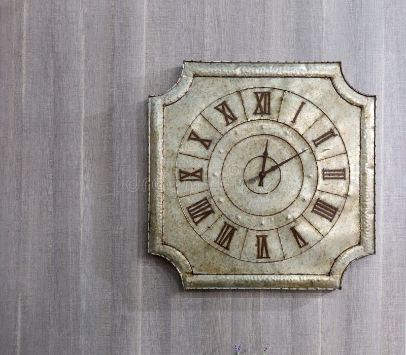 Retro clock stock photo. Image of office, house, aged - 54466652