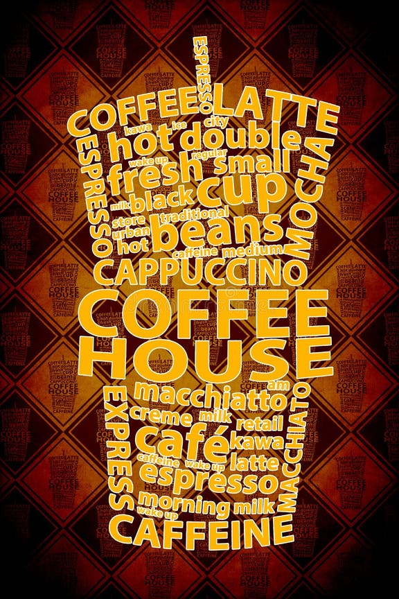 Retro Coffee Ad Background stock photo. Image of board - 32700694