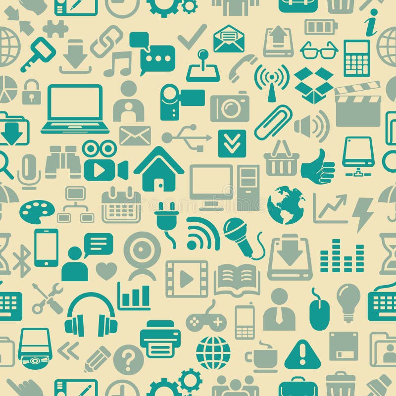 Icon and symbol background stock vector. Illustration of illustrated ...