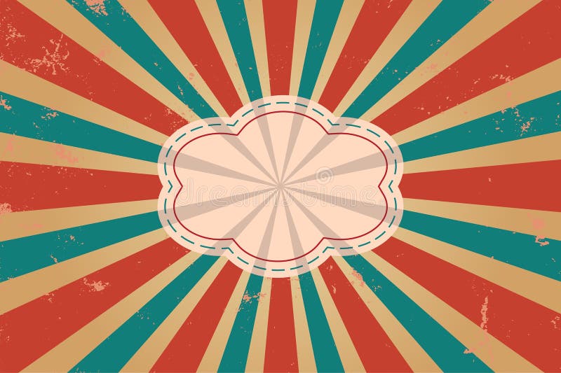 Retro Colorful Comic Style Background with Old Texture Effects Stock ...