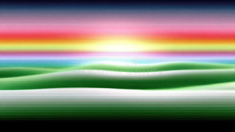 Retro Colorful Gradient Wave Texture Background for CCTV VHS Video ...