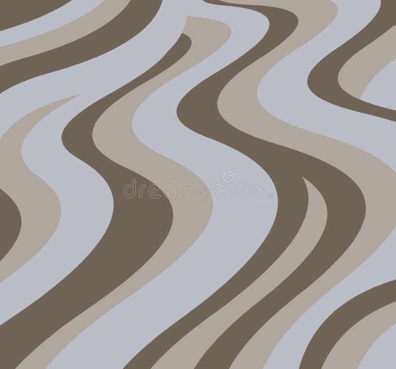 Retro Colorful Wavy Graphic Design Stock Illustration - Illustration of ...